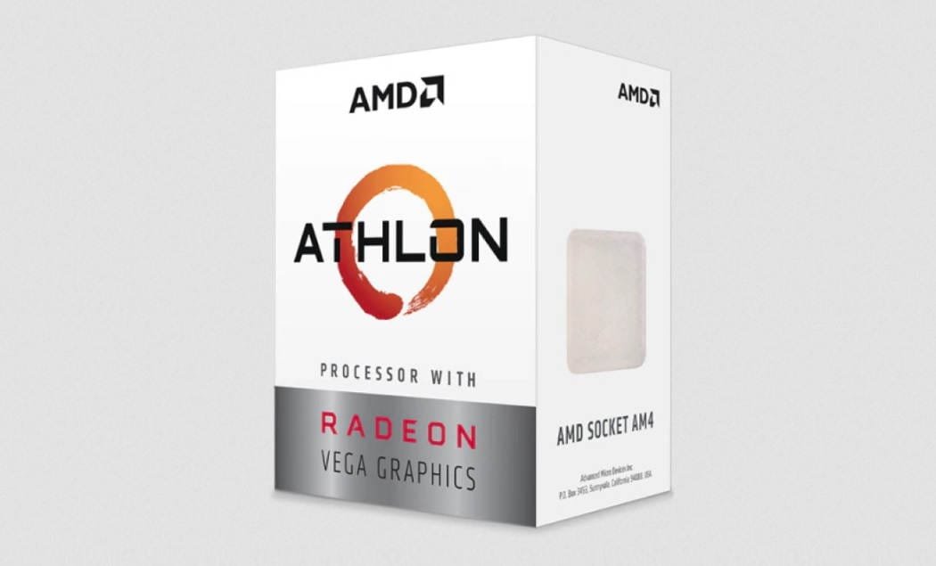 AMD Launches New Athlon 3000G with Radeon Vega Graphics Card Priced at $49